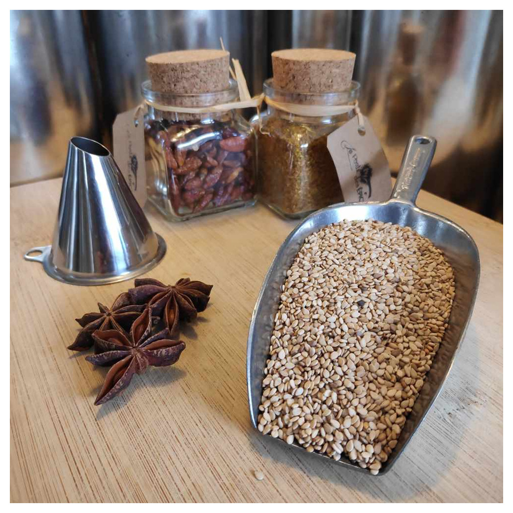 Sésame bigarré Bio (sachet de 40g) - Epicerie - La porte des Epices