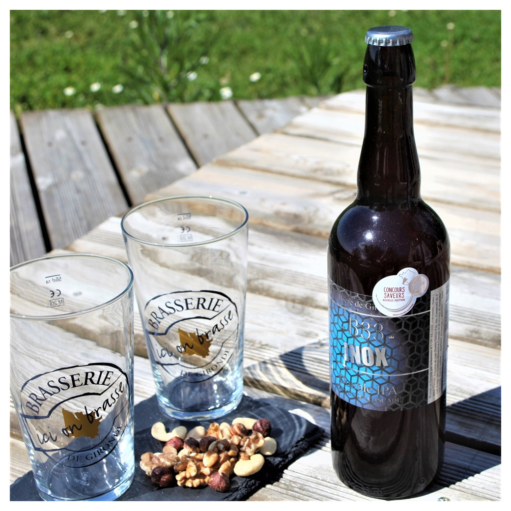 Bière B33 - INOX - double IPA (33cl et 75cl) - Boissons - Ici On Brasse